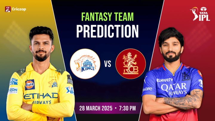 CSK vs RCB Dream11 Prediction & Fantasy Cricket Tips: IPL 2025 Match 8
