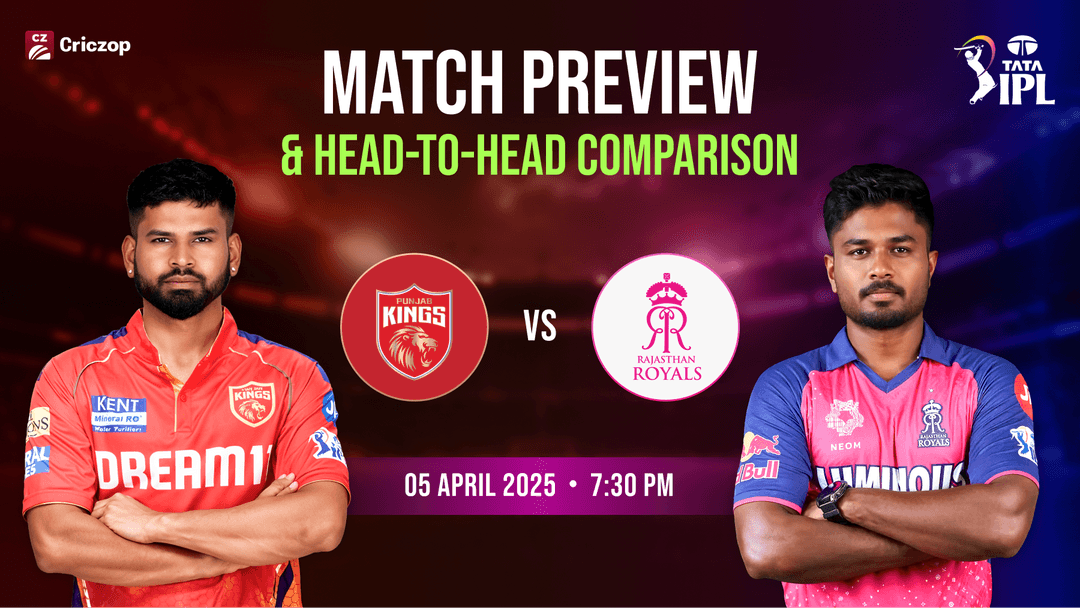 PBKS vs RR Match Preview and Where to Watch Live? IPL 2025 Match 18