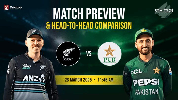New Zealand vs Pakistan 5th T20I Match Preview & Where to Watch Live?