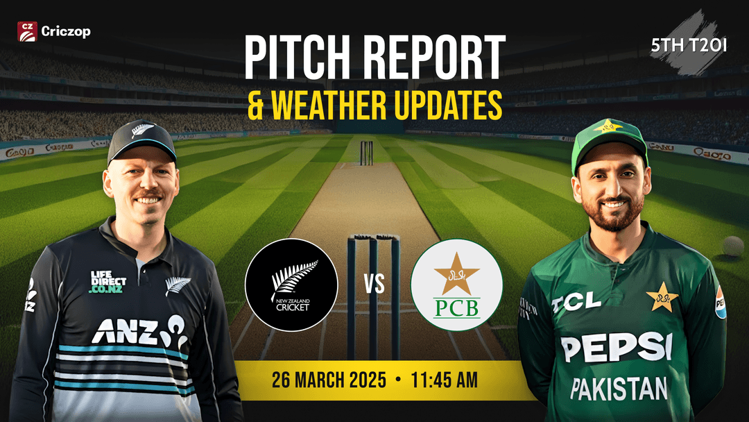 New Zealand vs Pakistan 5th T20I: Pitch Report & Weather Updates at ...